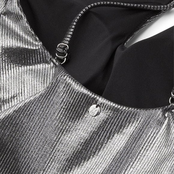 Victorias Secret Swim New Victorias Secret Cut Out Metallic One